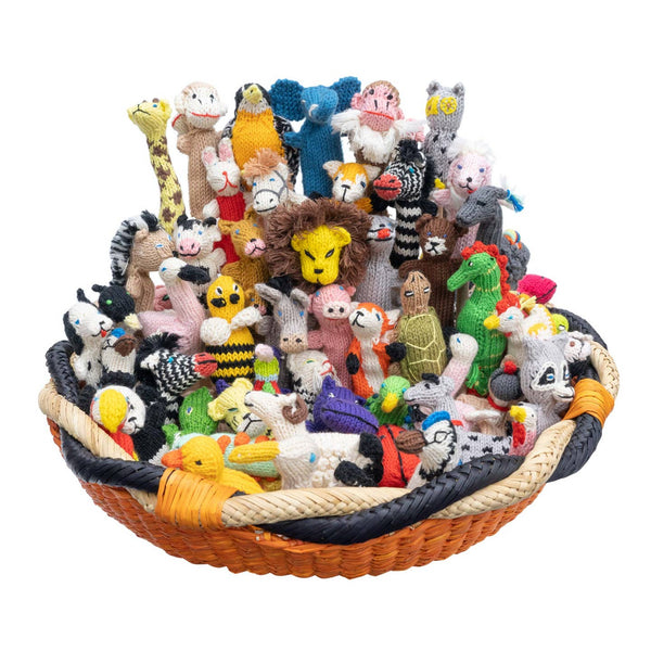 Organic Cotton Assorted Finger Puppet - Just Creations